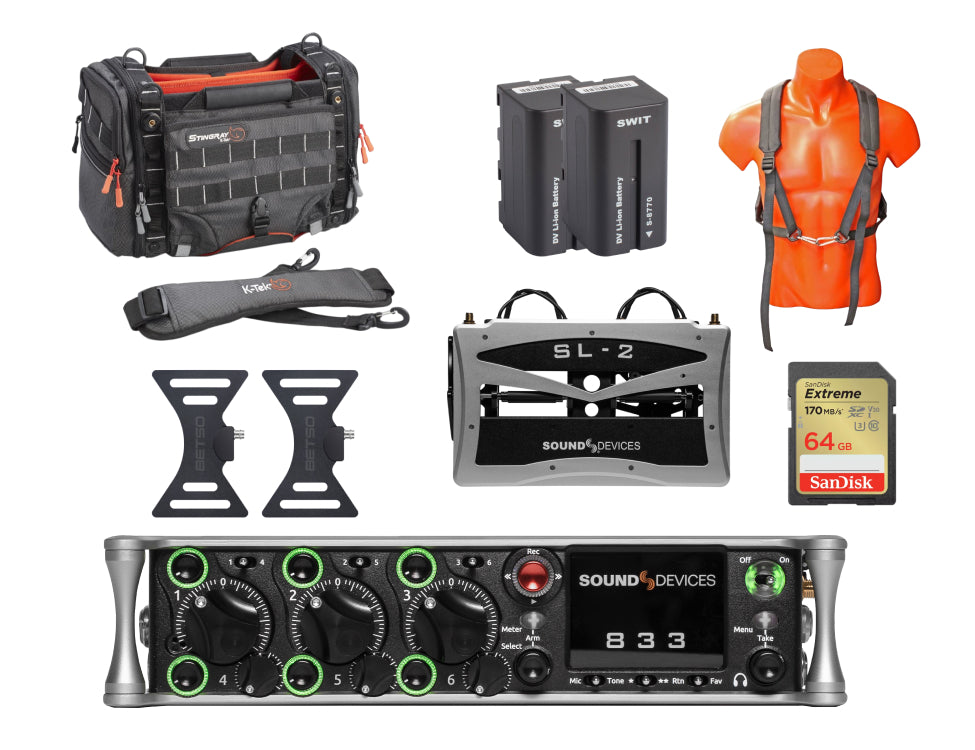 SOUND DEVICES 833 + SL-2 bundle– Audiosense